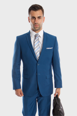 Men's Two Button Suits | Formal 2 Button Suit Online – FlexSuits