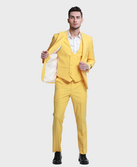 Shop Stylish Men's Yellow Suits Online – FlexSuits