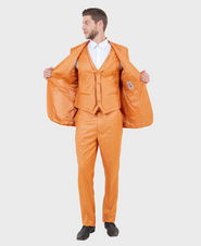Mens Orange Suit - Stylish Formal Attire – FlexSuits